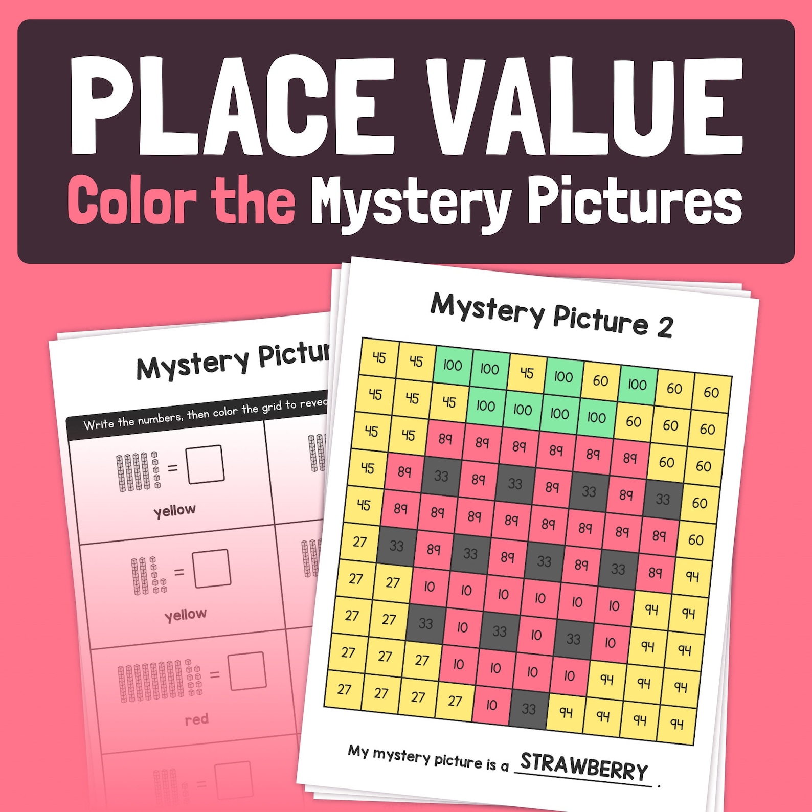 Place Value Worksheets | 1st, 2nd, 3rd Grade Place Value Morning Work ...