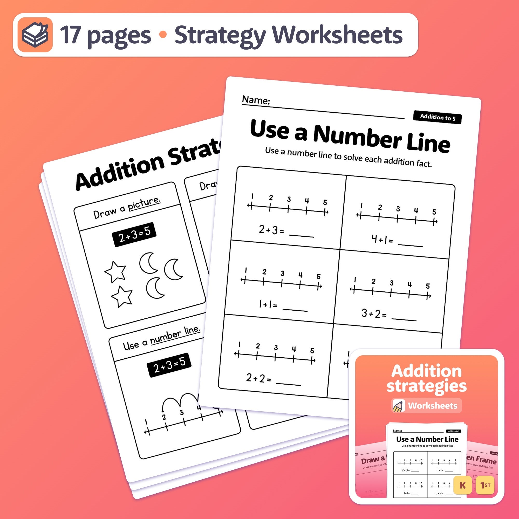 Addition to 10 Bundle | Kindergarten Addition, 1st Grade Addition ...