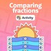 Comparing Fractions Craft, 3rd Grade Comparing Fractions Review ...