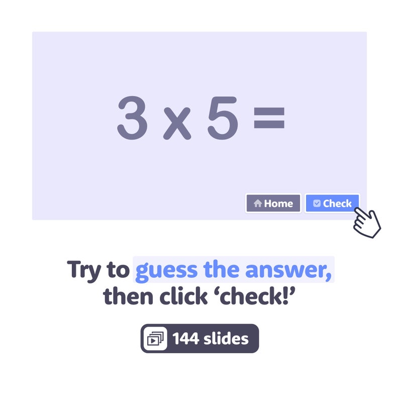 Multiplication Facts Practice | Multiplication Facts for Google Slides ...