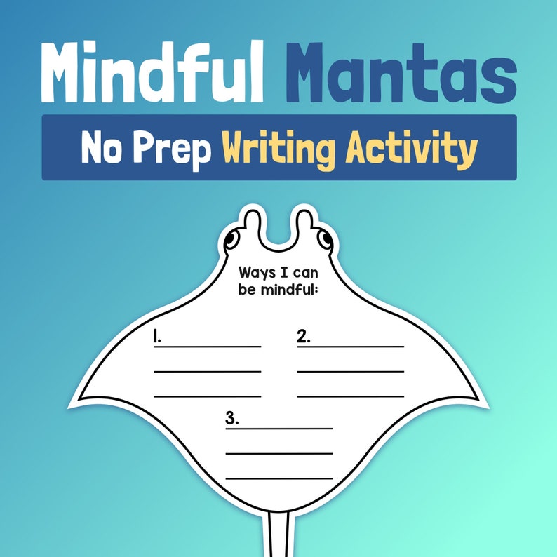 Summer Bulletin Board Mindfulness Craft | 1st, 2nd, 3rd, 4th Grade ...