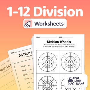 No Prep Division Worksheets | 2nd, 4th, 3rd Grade Division Activities ...