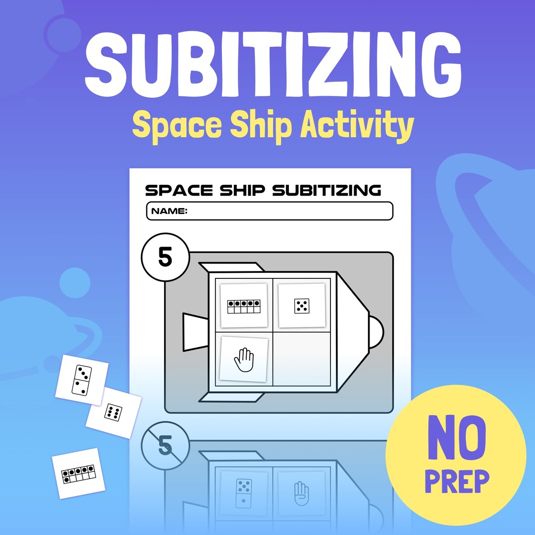 Subitizing Worksheets | Pre-k, Kindergarten, 1st Grade 1-20 Number ...