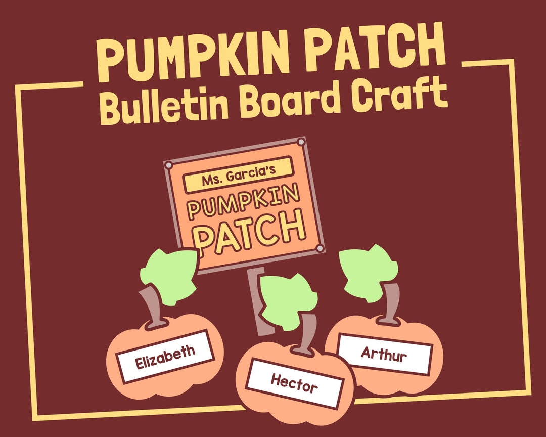 Fall Bulletin Board Idea Kindergarten 1st 2nd Grade - Etsy