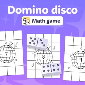 Addition Math Center | No Prep Kindergarten & 1st Grade Domino Addition ...