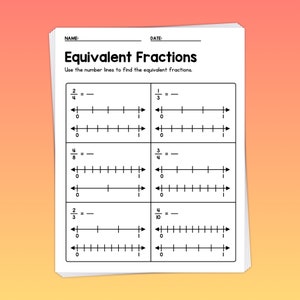 No Prep Fractions Worksheets | 2nd, 3rd, 4th Grade Common Core Math ...