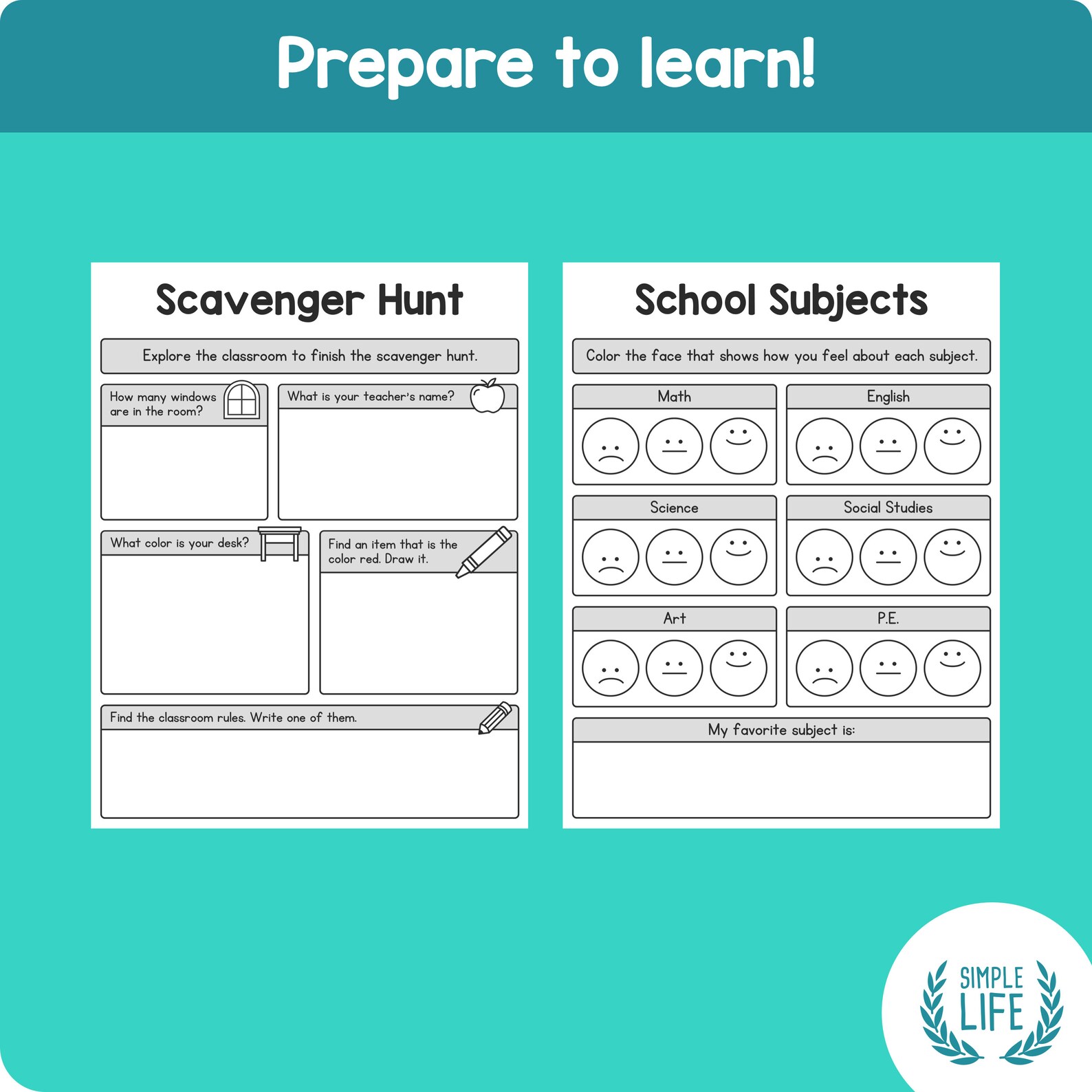 Second Grade Icebreaker Activities NO PREP First Week of - Etsy
