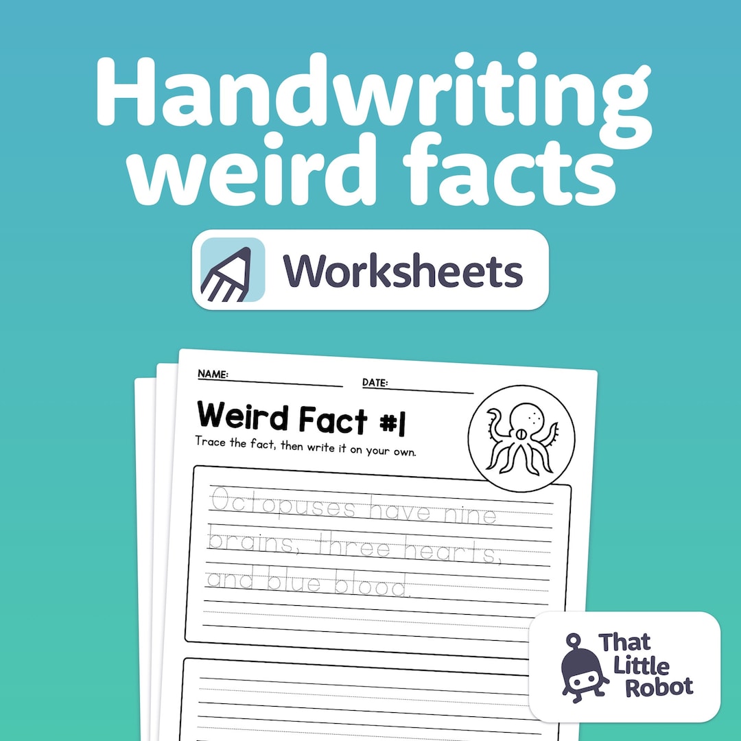 No Prep Handwriting Worksheets | 1st, 2nd, 3rd, 4th Grade Handwriting ...