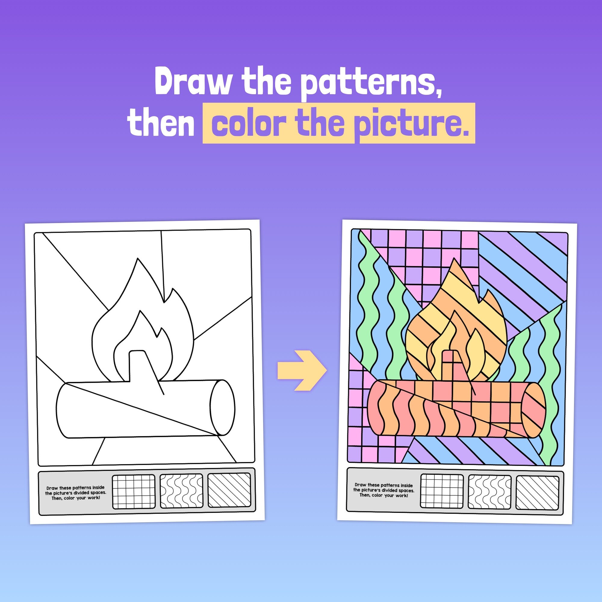 Pop Art Winter Coloring Pages | 1st, 2nd, 3rd Grade Christmas Coloring ...