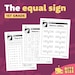 1st Grade the Equal Sign Worksheets | 1.OA.D.7 No Prep Math Balancing ...