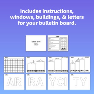 Christmas Array City Math Craft | 1st, 2nd, 3rd Grade Multiplication ...