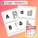 No Prep Snap Blocks Bundle | Alphabet Morning Bin Activity | Pre-k ...