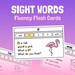 Sight Words Flash Cards | Kindergarten, 1st, 2nd Grade Fluency Guided ...