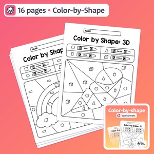 No Prep 2D & 3D Shapes Bundle | 1st, 2nd, 3rd Grade 3D and 2D Shape ...