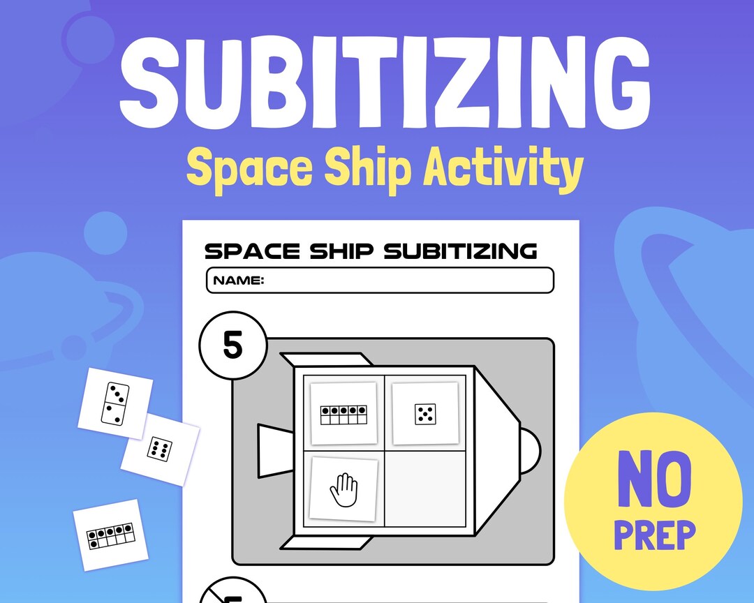 Subitizing Worksheets Pre-k Kindergarten 1st Grade 1-20 - Etsy