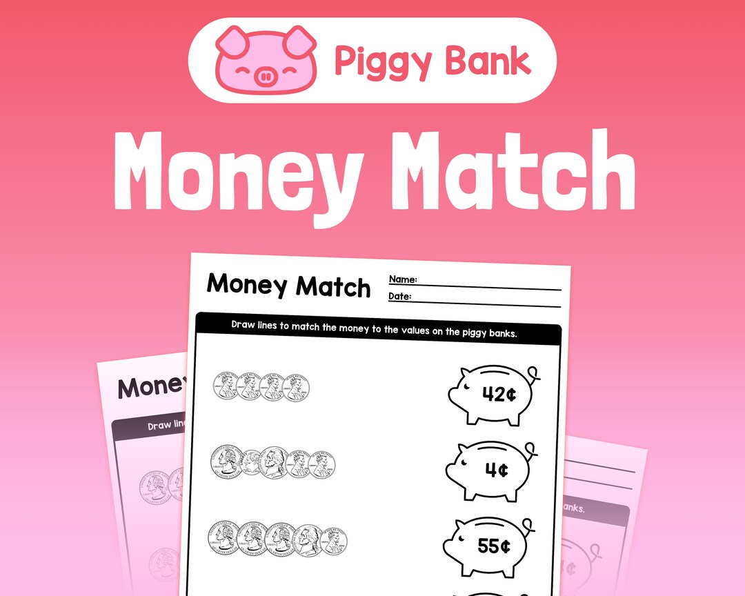 Counting Money Worksheets 2nd & 3rd Grade Math Review - Etsy