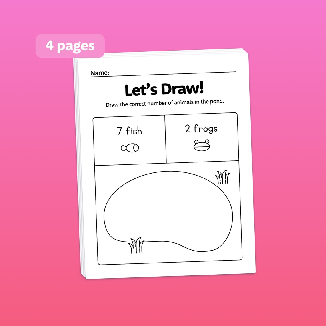 Counting Sets to 10 Kindergarten Counting & Cardinality Worksheets ...