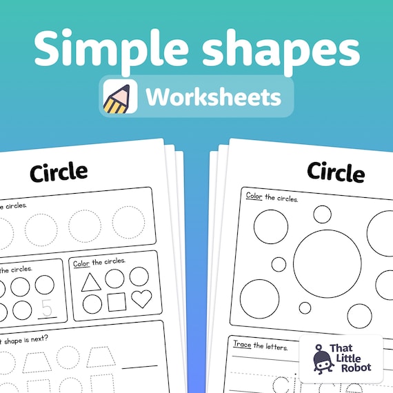 Hojas De Trabajo De Formas Para Primer Grado