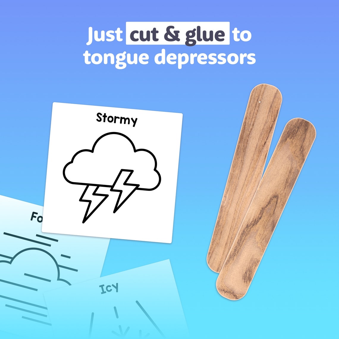 Weather Craft Puppets | Pre-k & Kindergarten Science Center | Easy ...