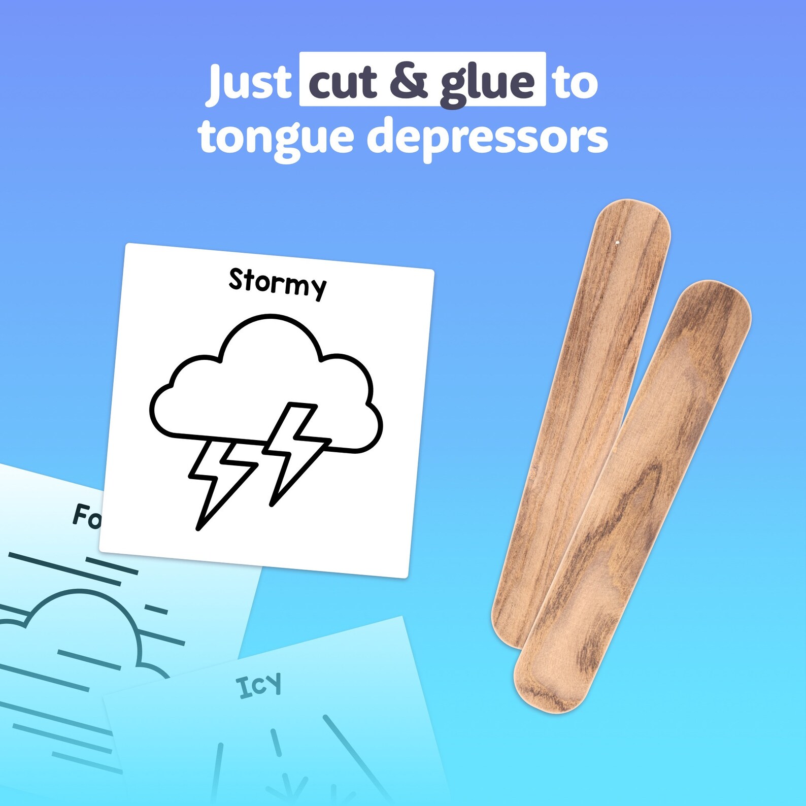 Weather Craft Puppets | Pre-k & Kindergarten Science Center | Easy ...