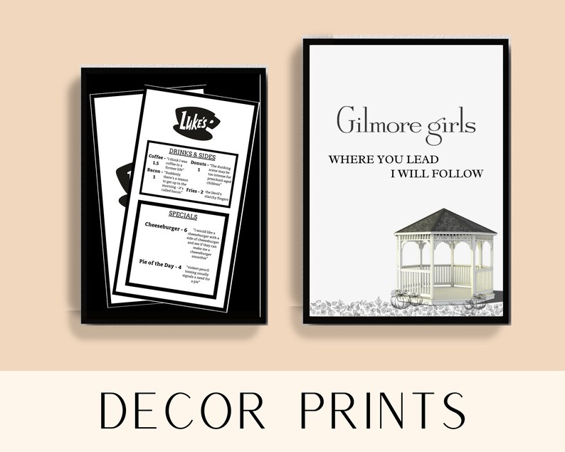 Gilmore Girls Fall Party Decorations, Bachelorette Theme (printable) - Etsy