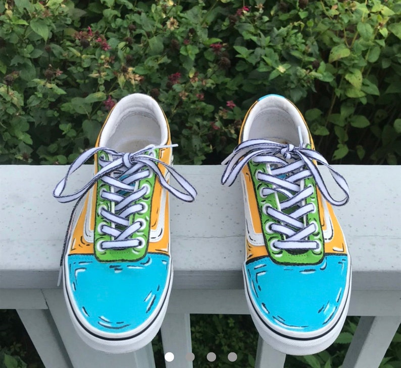 Custom Hand-painted Shoes Made to Order - Etsy