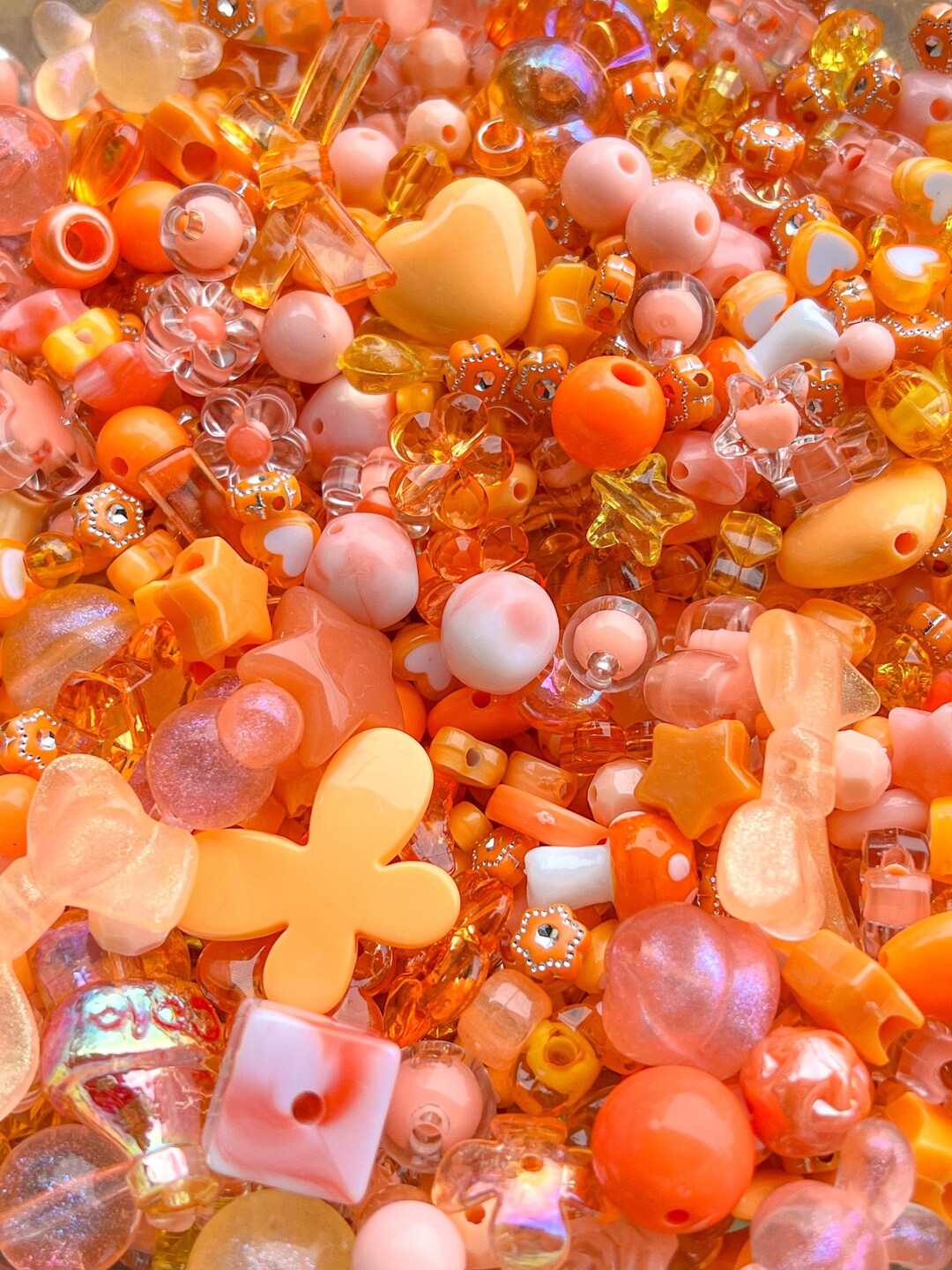 Orange Blossom Bead Soup | Bead Scoop | Jewelry Beads | Bead Mix | Bead ...
