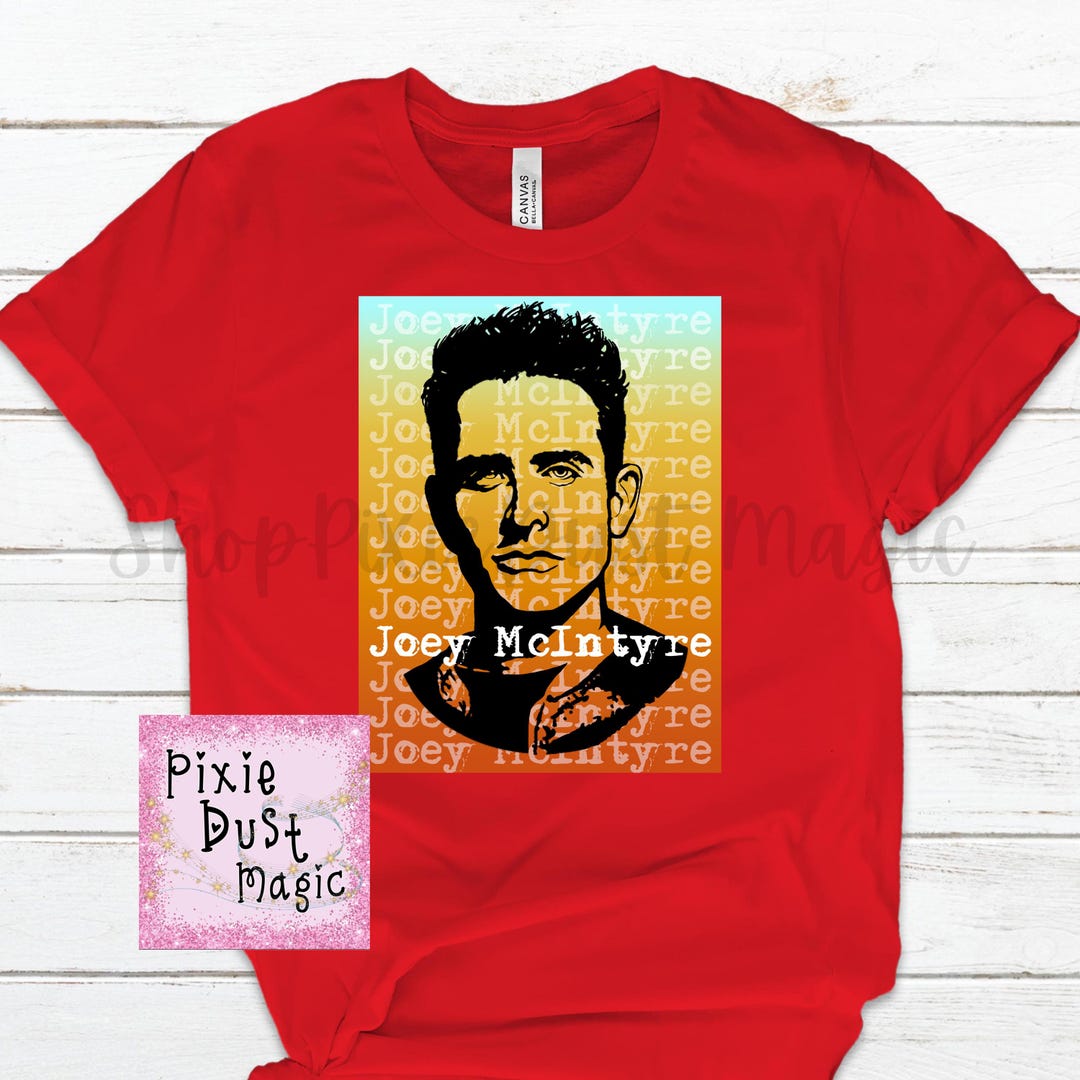 Unique Joey Mcintyre Fan Art Shirt - Perfect for NKOTB Fans and ...