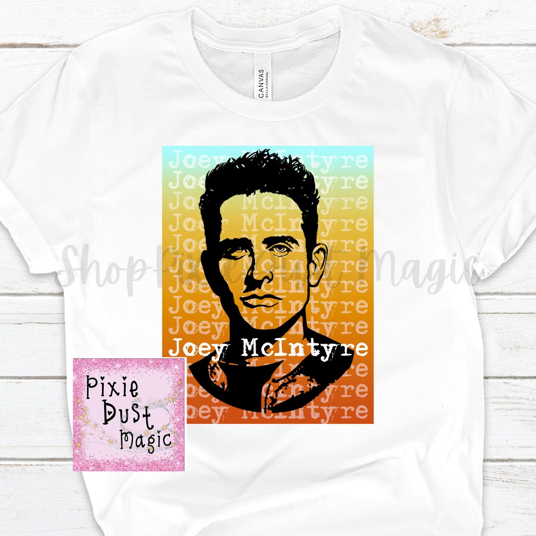 Joey Mcintyre Fan Art Shirt, Joe Mac Tee, Joey Girl, Blockhead Shirt ...