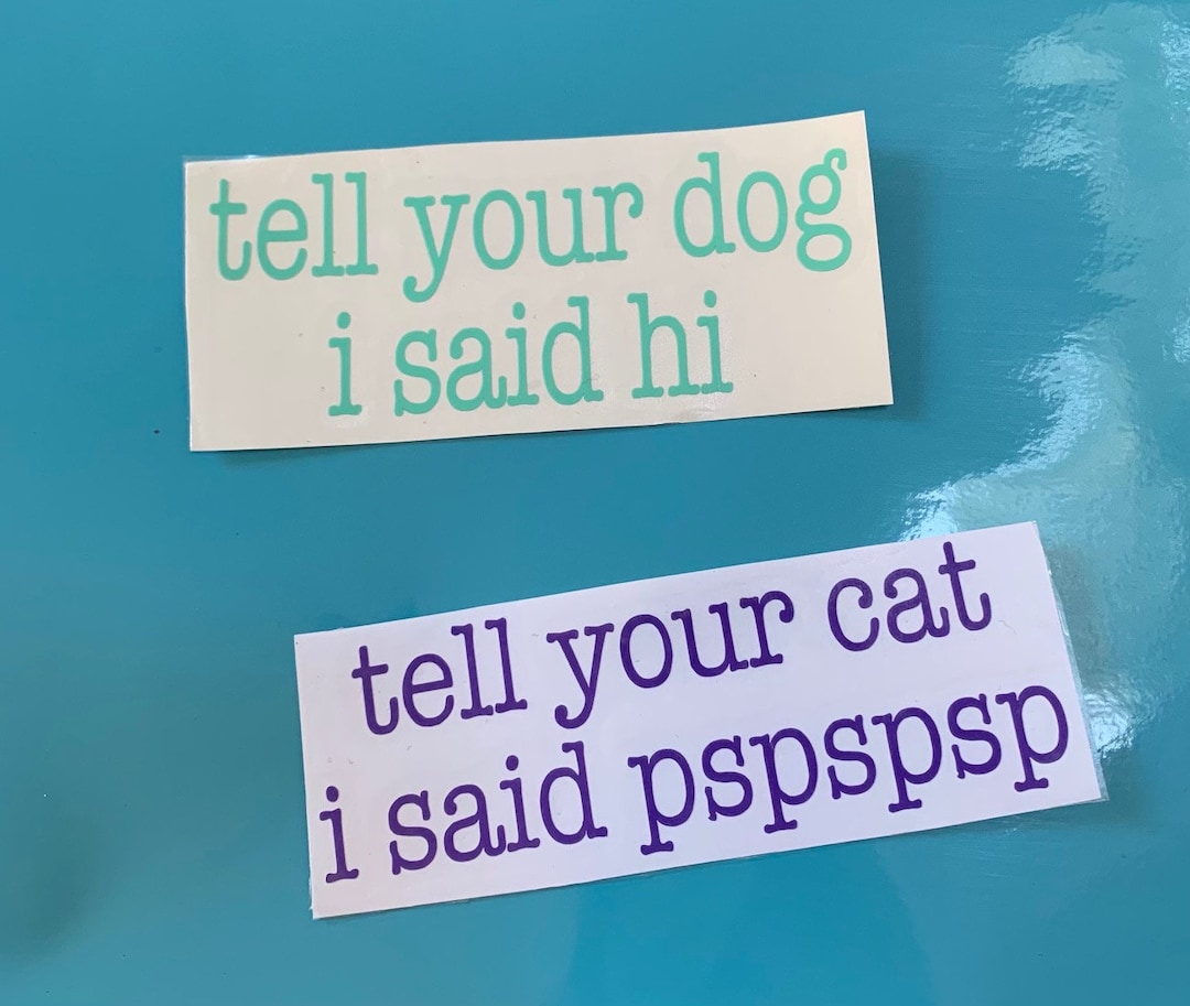 Say Hi Decal - Etsy