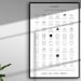 90 Year Life Calendar in Weeks, Memento Mori Printable Reminder ...
