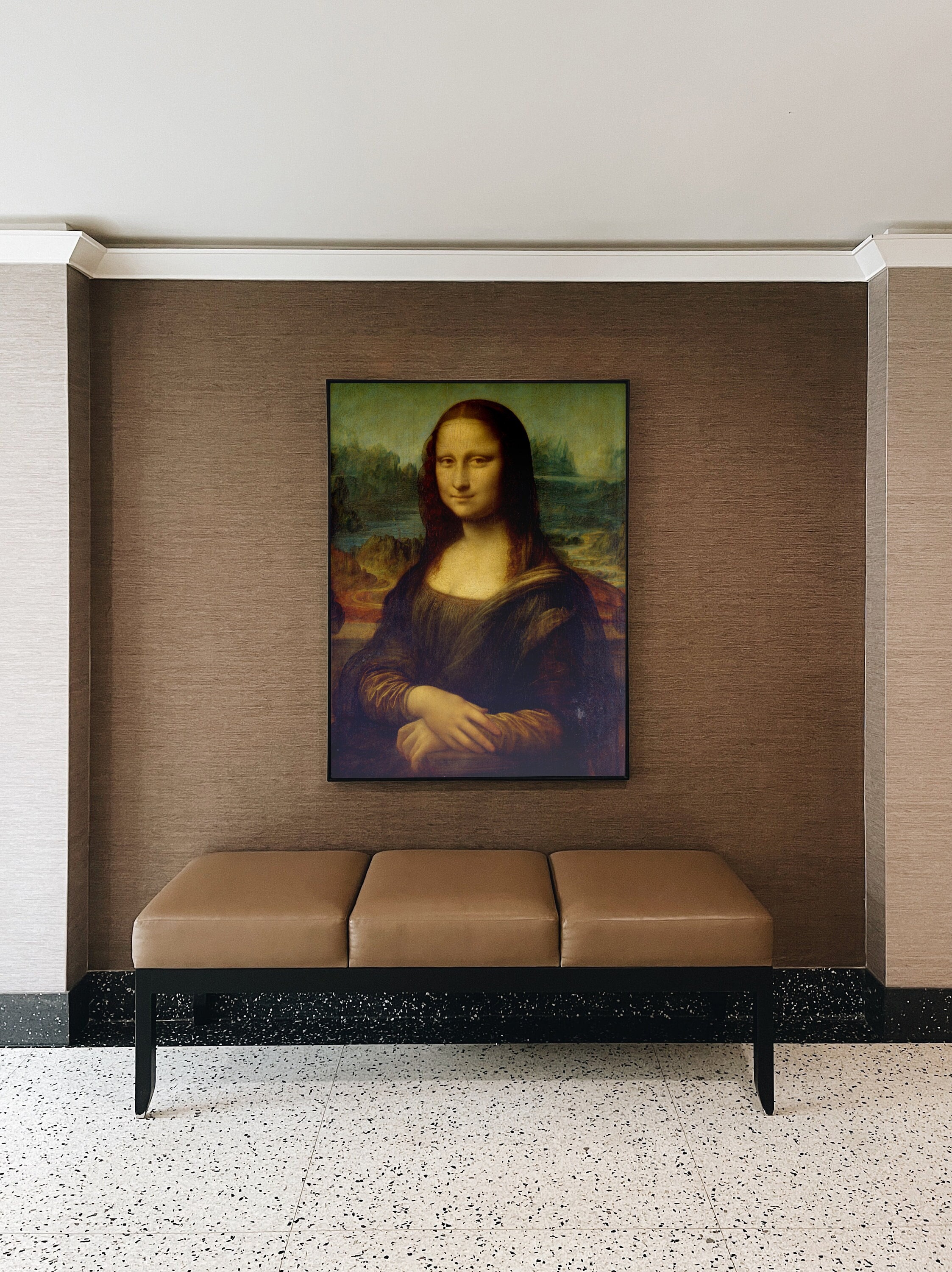 Leonardo Da Vincis Mona Lisa Reproduction Art Print Etsy