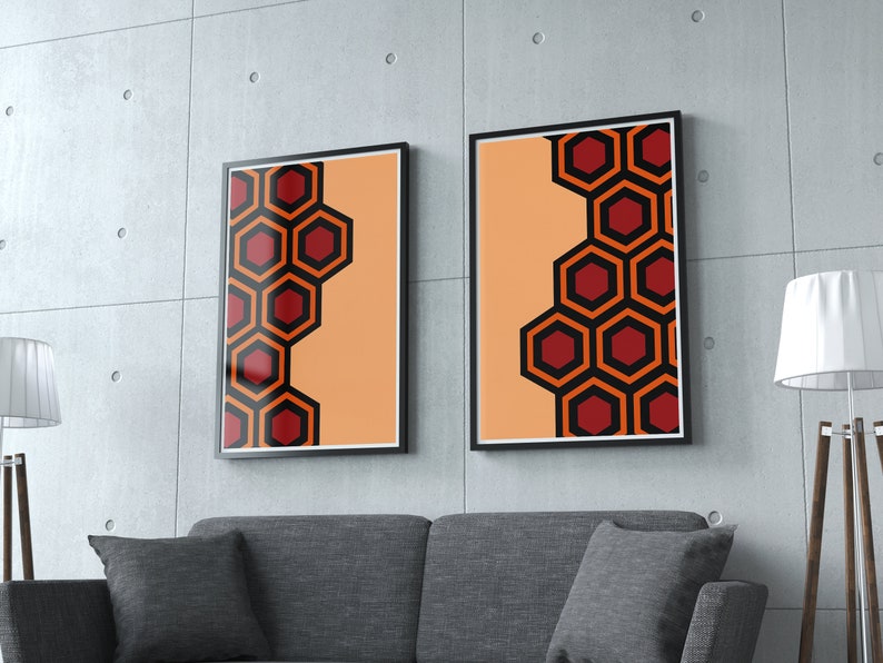 The Overlook Hotel Pattern Print, the Shining Film Printable Poster ...