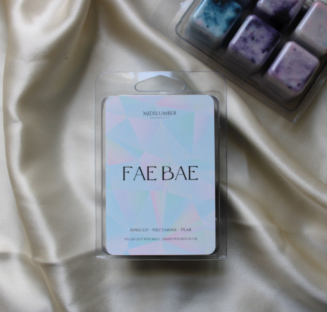 Fae Bae Wax Melt 3 Oz 100% Vegan Soy Bookish Wax Melts Romance Wax Melts Literary Wax Melts ...
