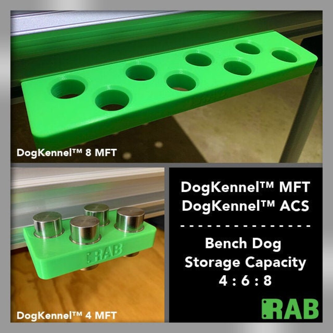 Dogkennel™ by RAB Tools : Bench Dog Storage Rack for Your Festool MFT ...