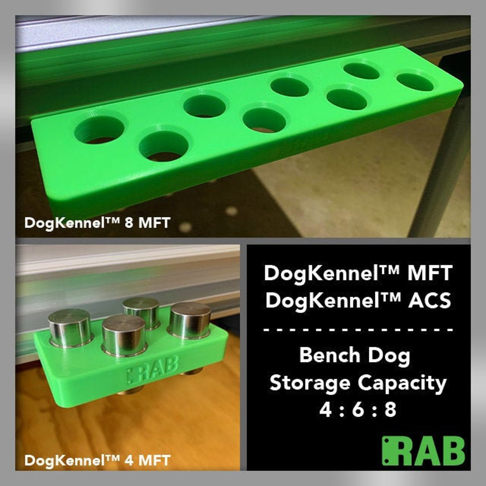 Dogkennel™ by RAB Tools : Bench Dog Storage Rack for Your - Etsy