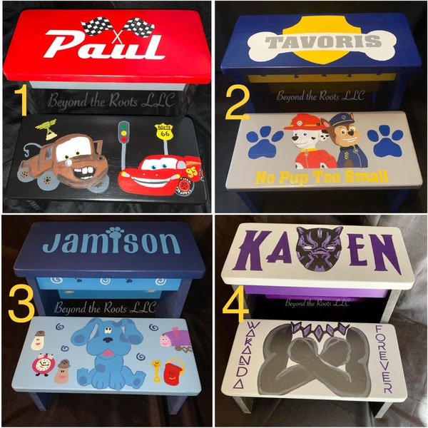 Childrens Step Stool - Etsy