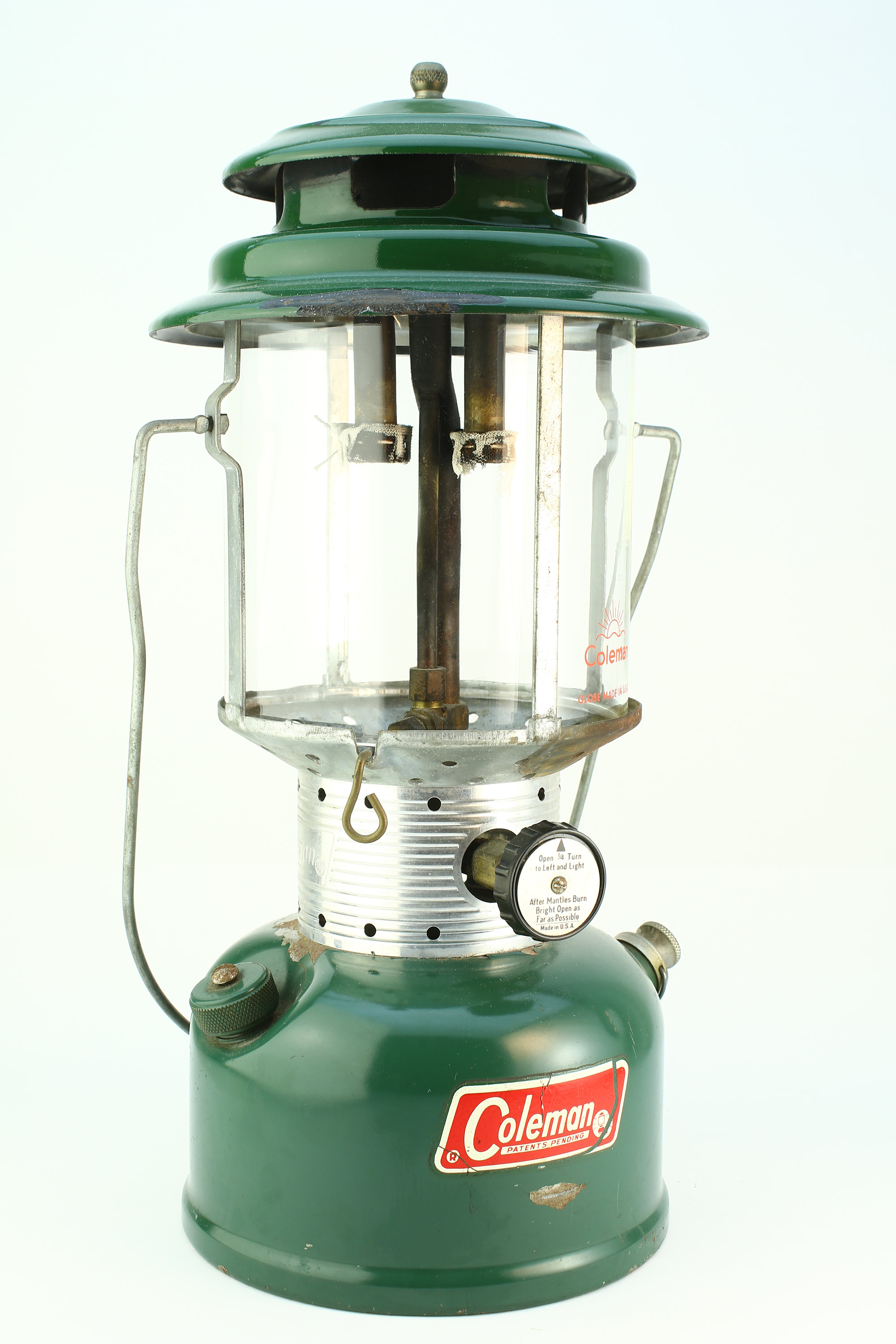 Vintage 1975 Coleman 220 J Lantern ~ 2 Mantle Camping Survival Lamp 220 J w BOX 海外 即決 - スキル、知識