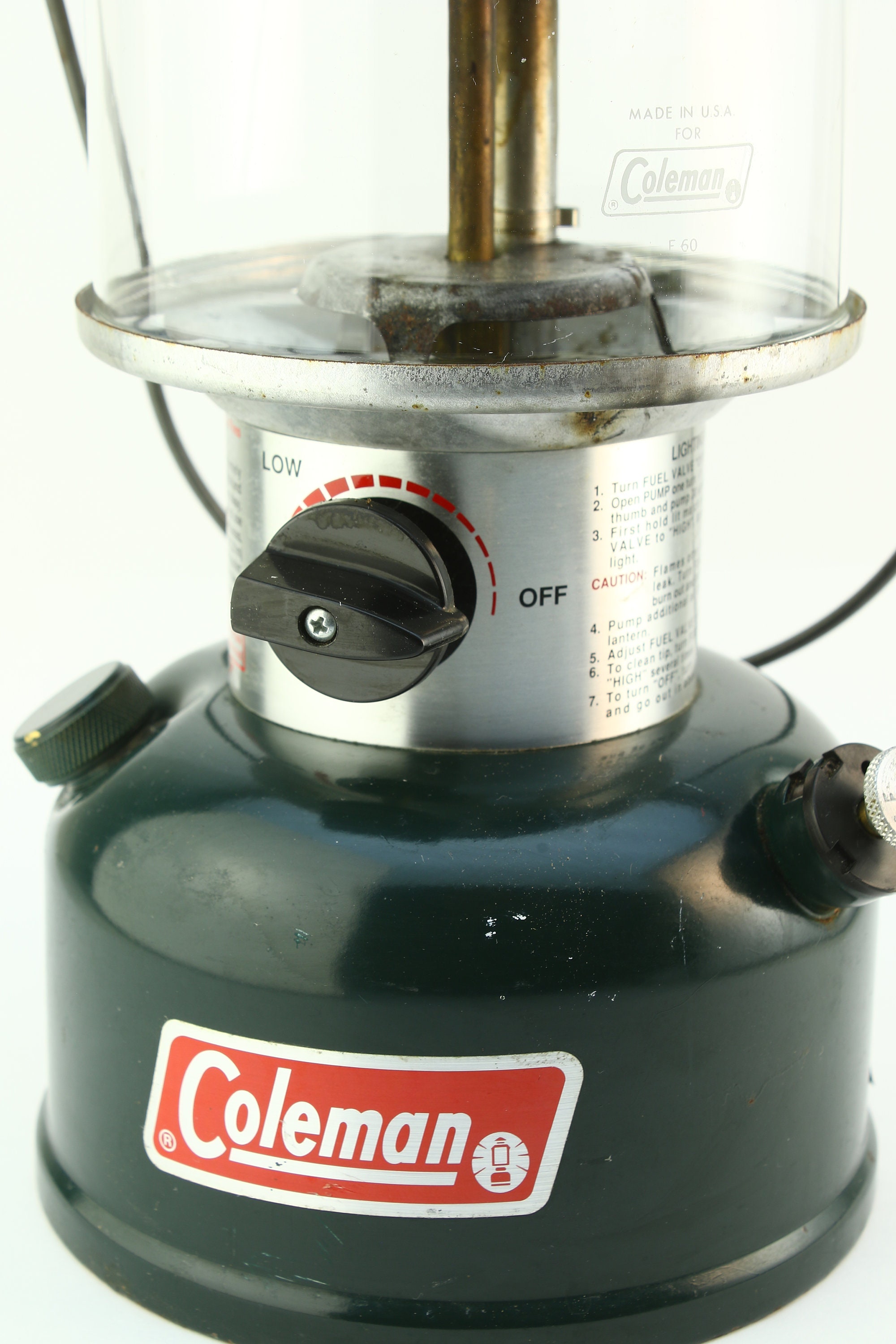 Coleman Lantern Model 290A 6/92 Vintage Green American - Etsy UK