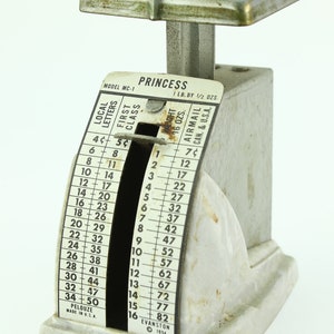 Vintage Envelope Scale Princess Shipping Mailing Postage Scale C1950s ...