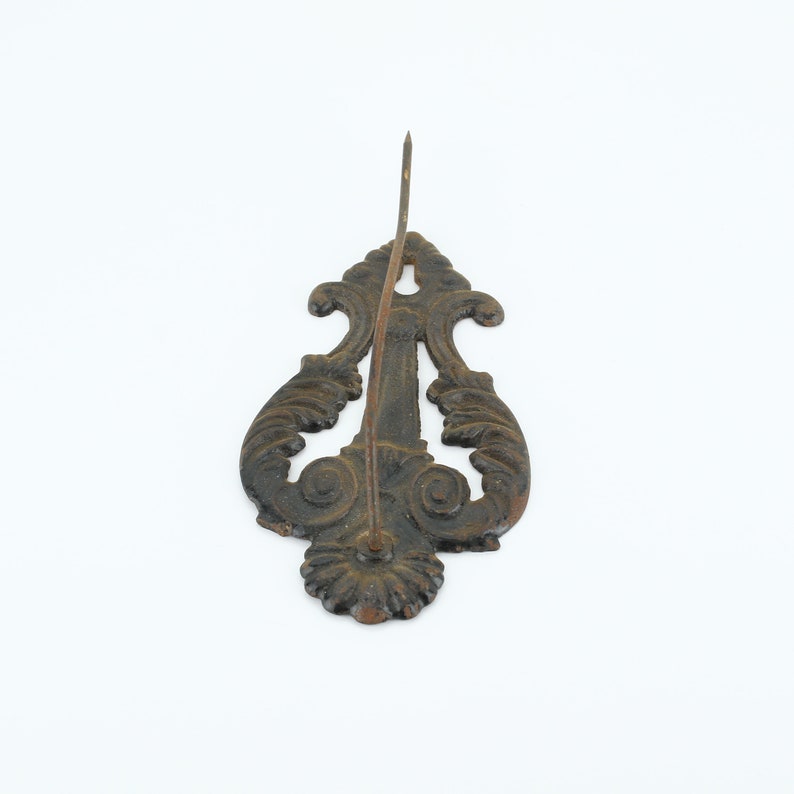 Antique Wall Spindle Antique Hanging Iron Receipt Spike - Etsy