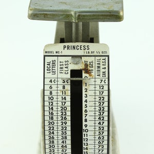 Vintage Envelope Scale Princess Shipping Mailing Postage Scale C1950s ...