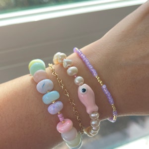 Rainbow Fish Bracelet - Etsy