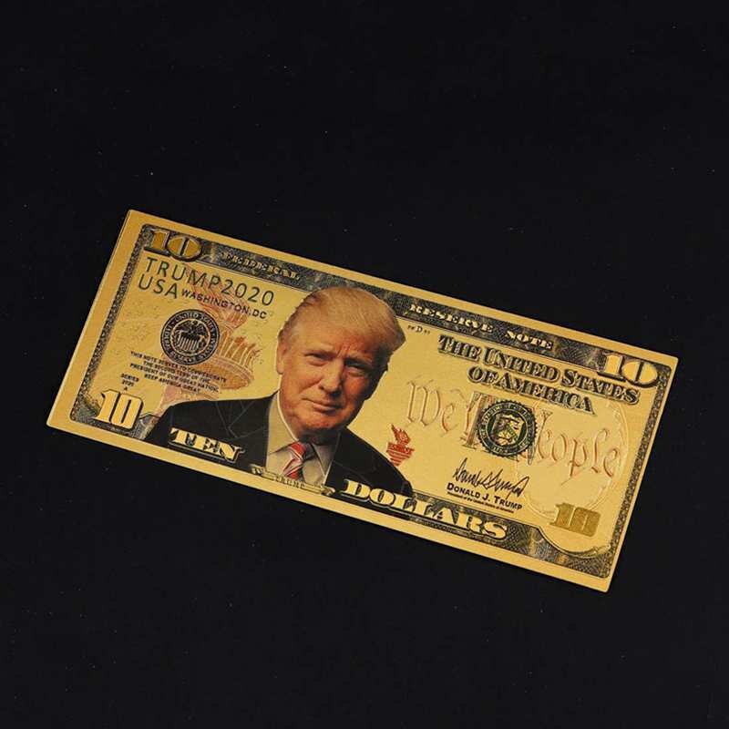 8 Scheine Donald Trump USD 1/2/5/10/20/50/100 Gold Dollar Bill | Etsy