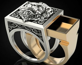 Secret Compartment Ring | Etsy