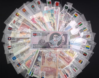 Worldwide Banknotes - Etsy