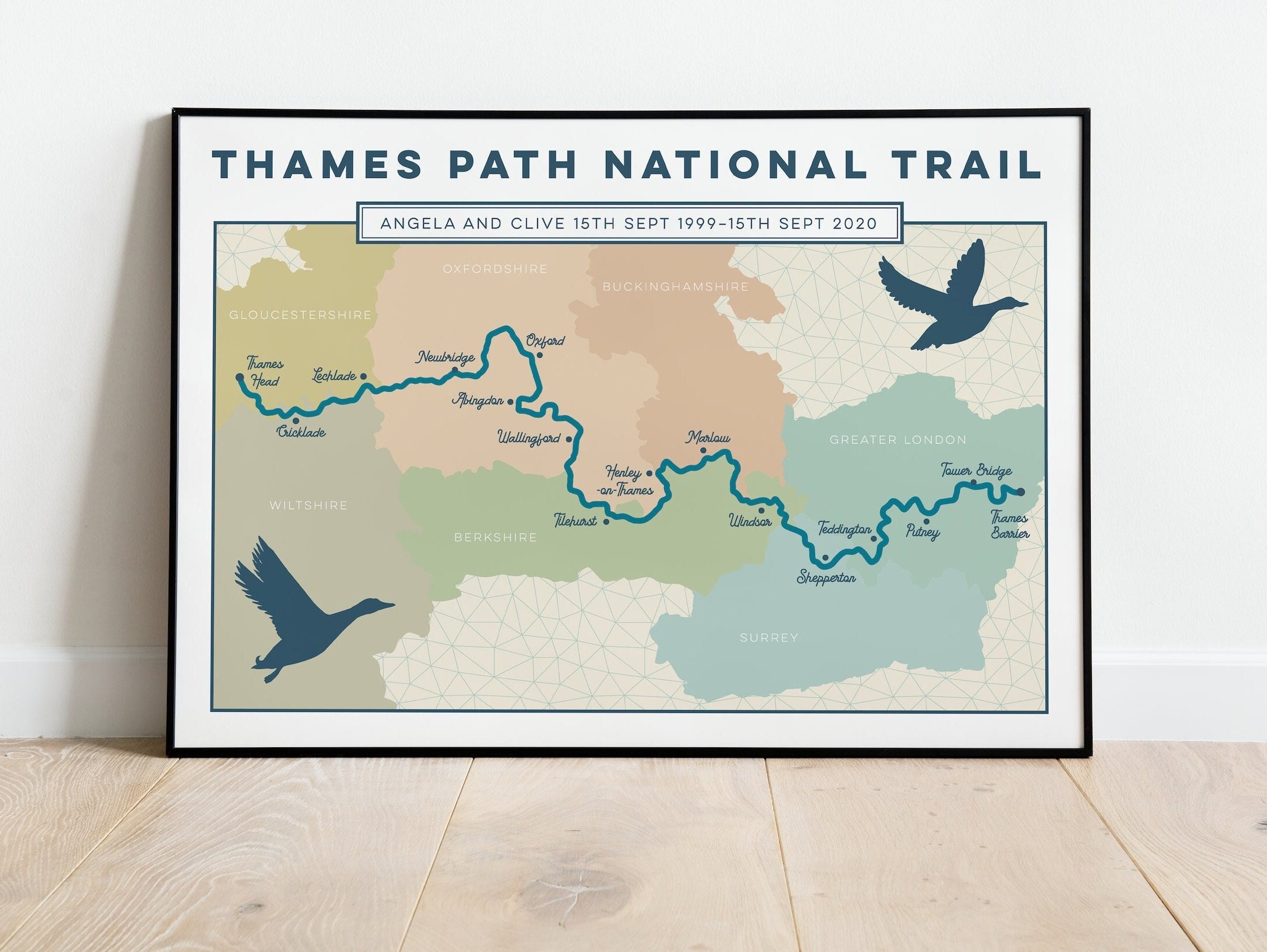 Thames River On World Map