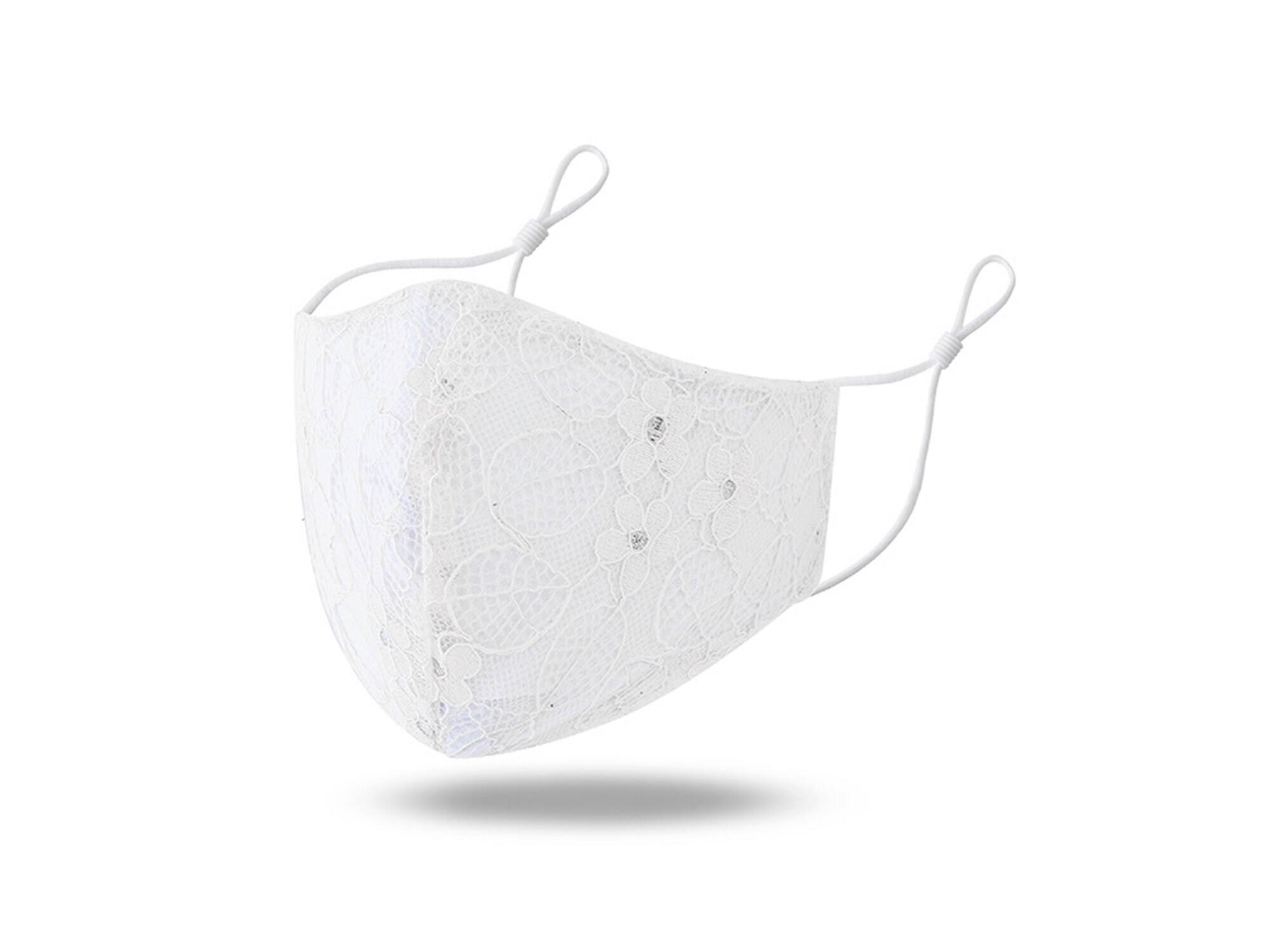 Lace Face Mask for Adult Double Layer Cotton With Ear Loop - Etsy