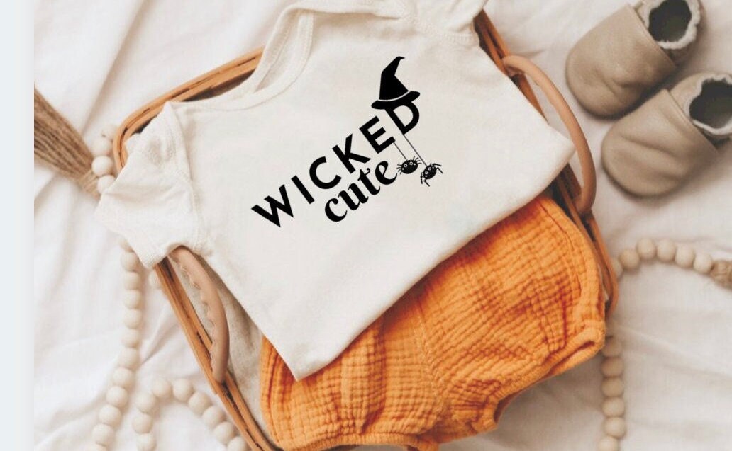 Wicked Cute Onesie®. Halloween Baby. Halloween Onesie®. - Etsy