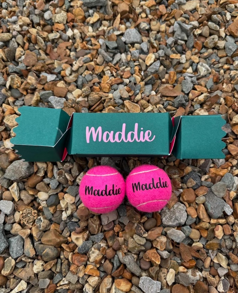 NTB - Personalised Dog Balls - Christmas Cracker - Etsy UK
